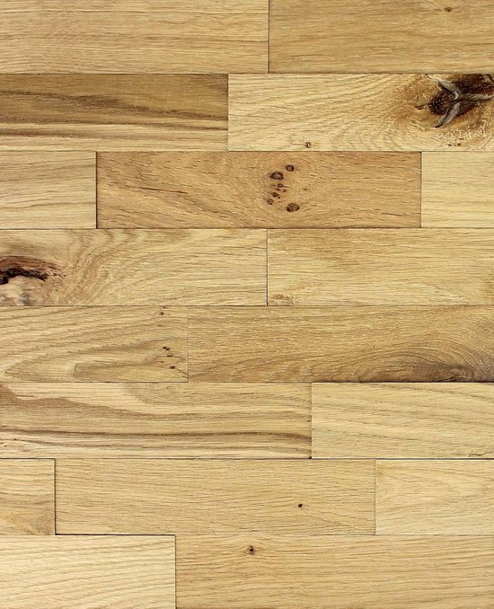 3D Houten Wandpanelen Rustiek Eiken 1m² - Structuur Wandbekleding Hout ...