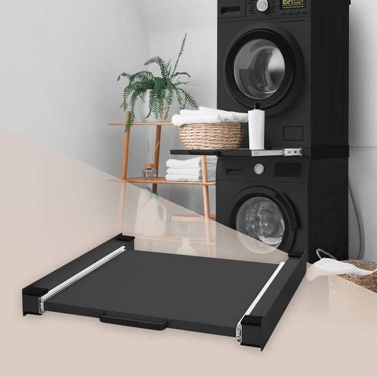 Universeel Tussenframe voor Wasmachine en Droger met Uitschuifbare ...