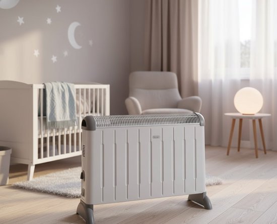 Deluxe Convector Verwarming 2000W met 3 Warmtestanden, Thermostaat ...