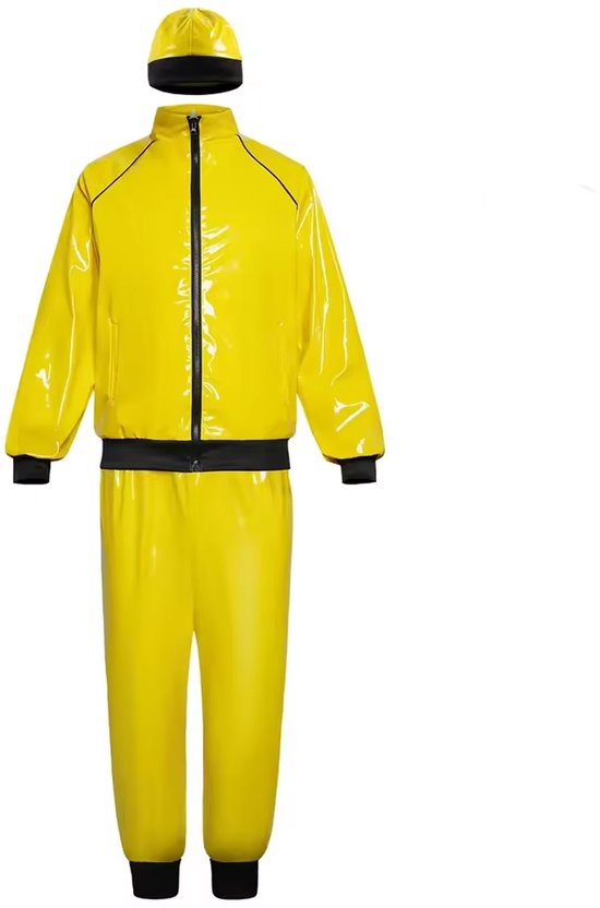 Gek Hiphop Pak - Verkleedkleding - Gangster - Rapper - Geel - Grappig | bol