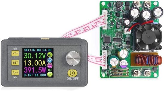 Step-Down Voedingsmodule 50V 15A met LCD Scherm - Constante ...