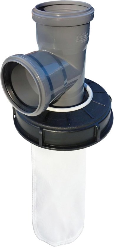 Regenwaterfilter voor IBC Containervoorzieningen, DN 150 met DN 75 ...