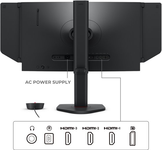 BenQ ZOWIE XL2566X+ Monitor - 400Hz Gaming - DyAc 2 - 24 inch - XL2566X ...