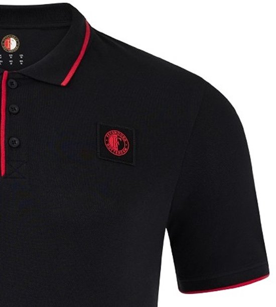Feyenoord Classic polo – mannen – zwart - maat XL 'official item' | bol