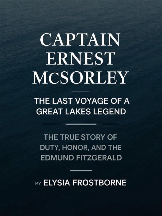 Captain Ernest McSorley: The True Story of Duty, Honor, and the Edmund ...