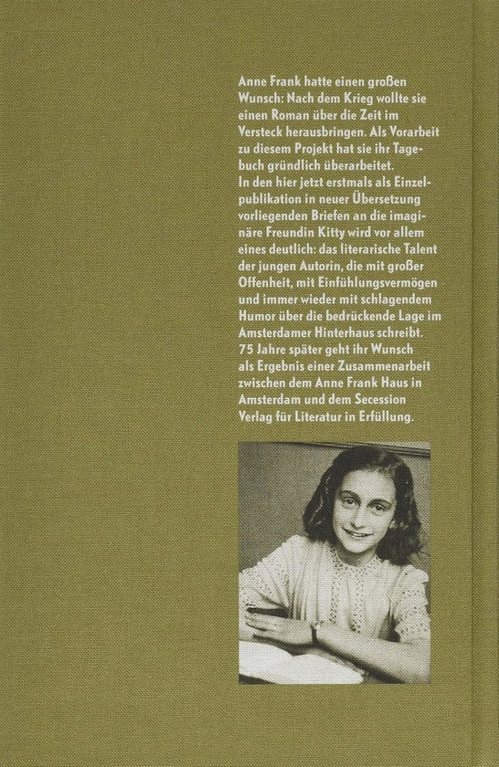 Romanentwurf in Briefen van Anne Frank een unieke Literaire uitgave ...