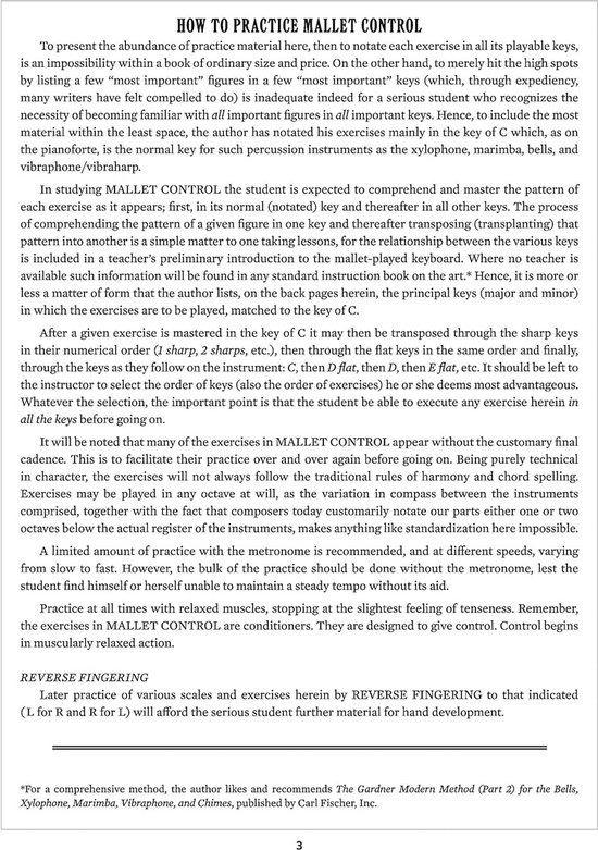 Mallet Techniek Controle voor Xylofoon, Marimba en Vibrafoon ...