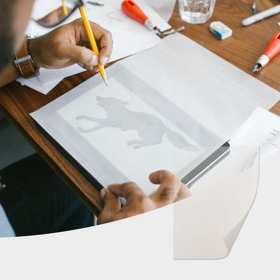 Stevig Plantaardig Papier A4 95 g/m² voor Tekeningen en Knutselen (50 ...