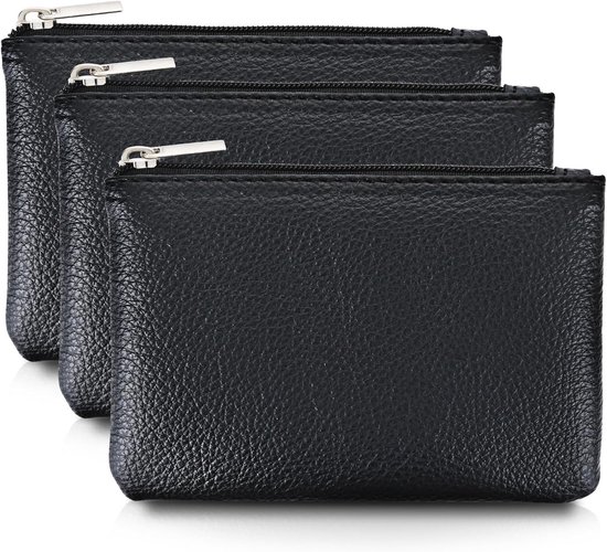Mini Portemonnees voor Dames - 3 Stuks, Klein en Handig, Muntzakje en ...