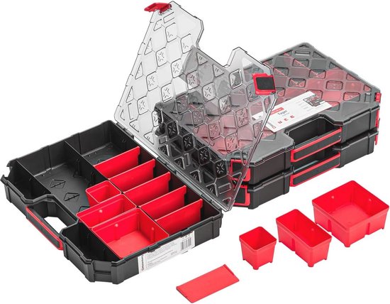 Modulated Assortment Box - Small Parts Storage with Transparent Lid ...