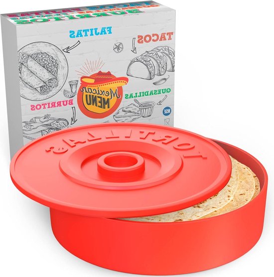Tortillero voor Fajitas en Burrito's - Vrolijk en kleurrijk ...