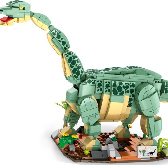 Brontosaurus Bouwset - Jurassic World Dinosaurussen Bouwpakket - 3D ...