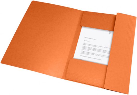 Oxford 400114335 map Karton Oranje A4 | bol