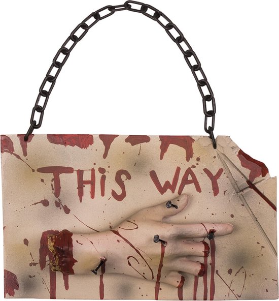 Boland - Horror wegwijzer 'This way' - Horror | bol.com