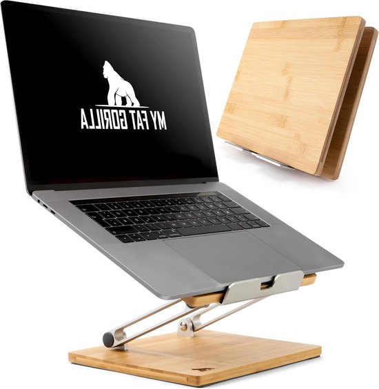 Bamboo Laptop Stand Ergonomic - Laptop Stand Stands - Desk Accessories ...