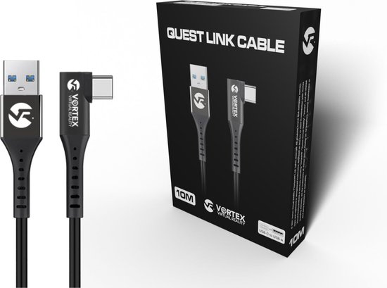 VORTEX VR 10 m USB-A naar Meta Quest Link-kabel voor Quest 3 / Quest 3S ...