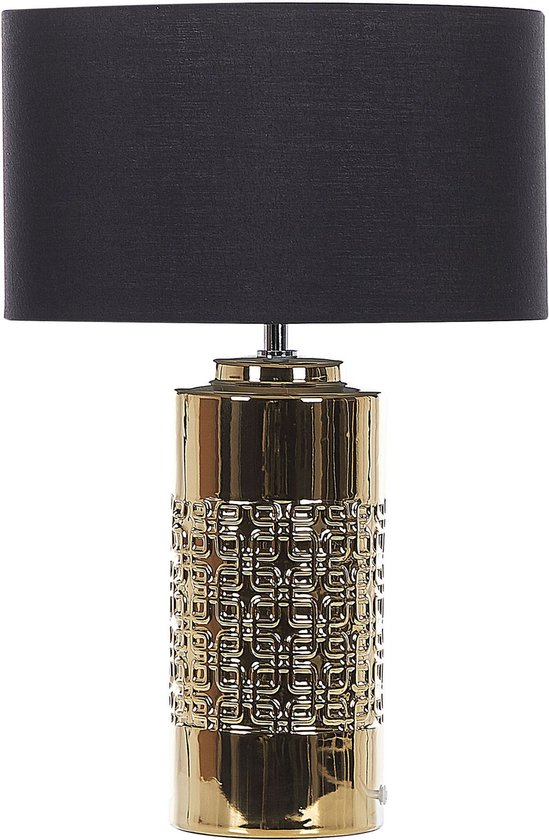 CIMARRON - Tafellamp - Goud - Keramiek | bol