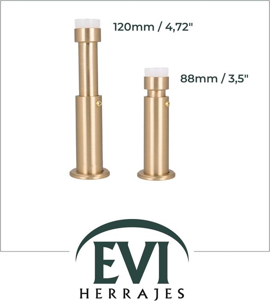 Door Stopper adjustable threaded base screw mounting including ...