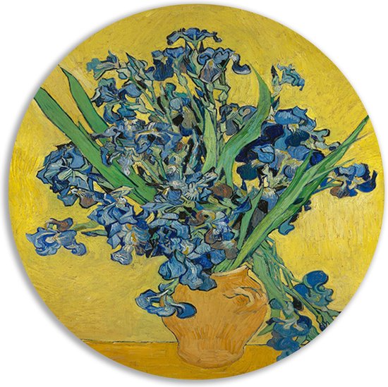 Irissen - Vincent van Gogh schilderij - Irissen wandschalen - Schilderij rond Natuur -... | bol