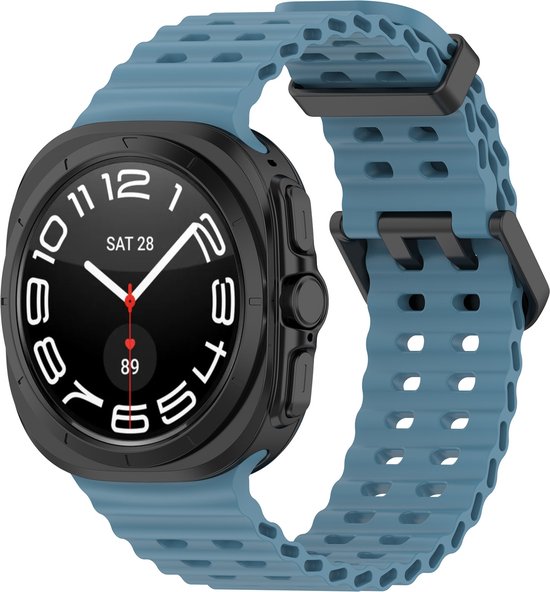 Strap-it Ocean siliconen smartwatch bandje - geschikt voor de Samsung ...