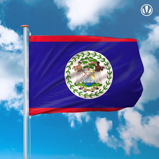 Vlag Belize 150x225cm - Spunpoly | bol