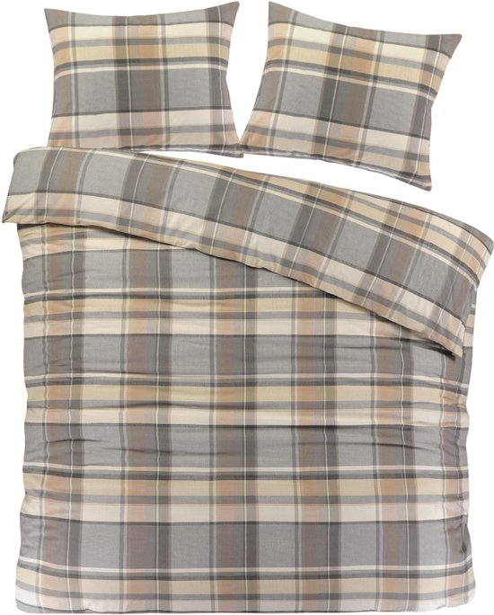 Day Dream Bram - Dekbedovertrek - Tweepersoons - 200 x 200/220 - Grijs ...