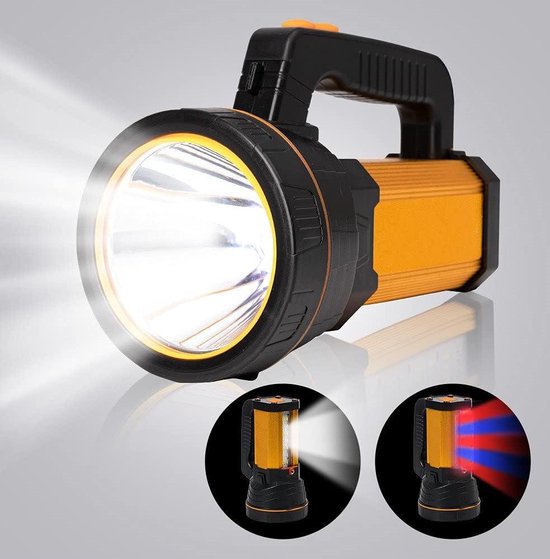 Super Heldere Oplaadbare Led Zaklamp met Lantaarn - Grote Capaciteit ...