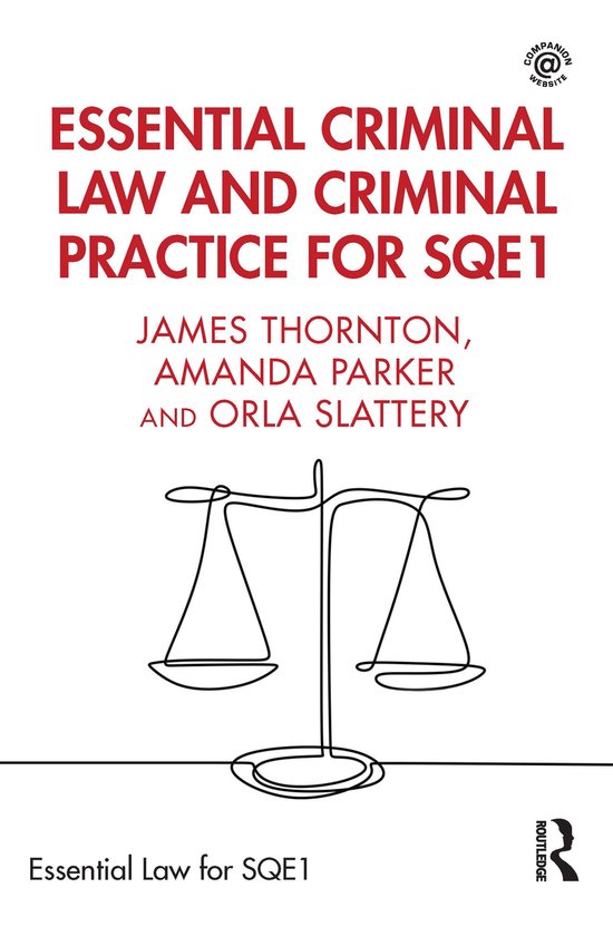 Essential Law for SQE1- Essential Criminal Law and Criminal Practice ...