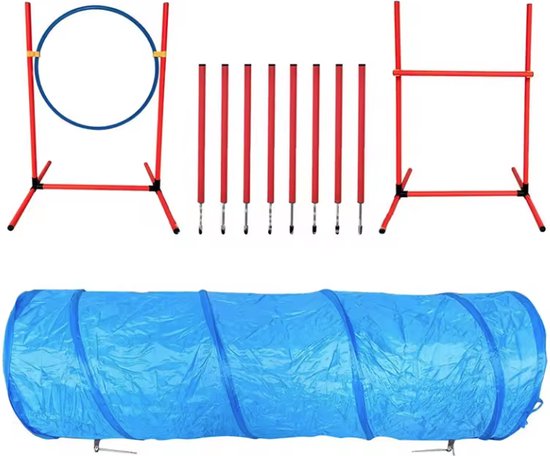 Agility voor de hond - 16 delig - Hondentunnel - Honden Agility Set - Honden Training... | bol