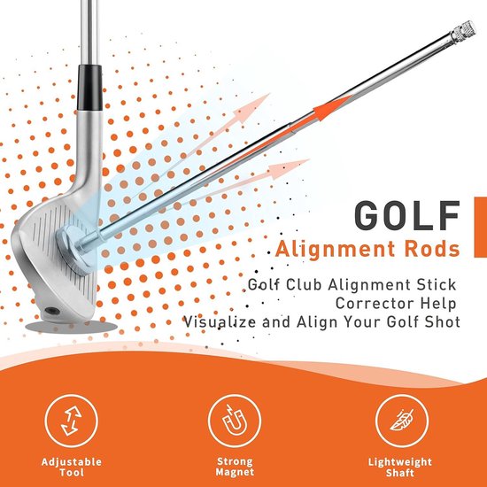 Swing Trainer Aid - Alignment Rods voor Golf - Golf Club Alignment ...