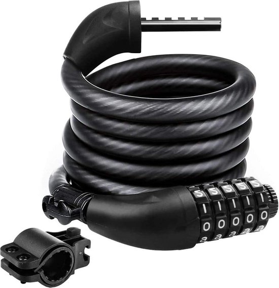 Hoge Beveiliging Combinatie Fiets Lock Kabel - 1800mm x 12mm Lang Zware ...