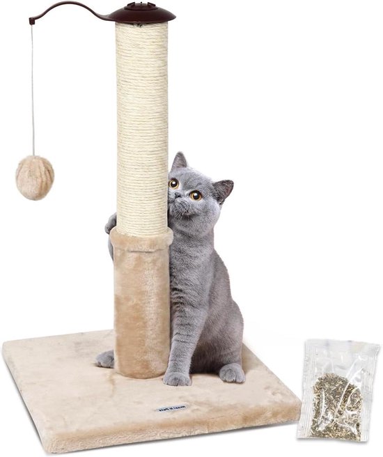 Happi N Pets Krabpaal | natuurlijke sisal-krabpalen voor huiskatten ...