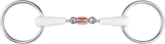 EQUIMOUTH Snaffle Bit, Double-jointed With Copper Roller | bol.com