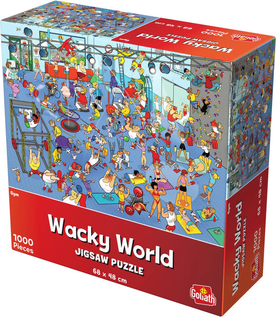 Goliath Wacky World - GYM - Jigsaw puzzle - 1000 stukjes | bol.com