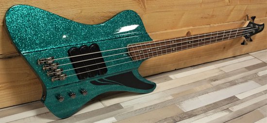 Dingwall D-Roc Standard 4 Aquamarine Metalflake Gloss - Elektrische ...