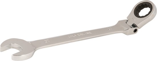 Silverline Flexibele ratelsleutel - 27 mm - spiegelgepolijst - 180 ...