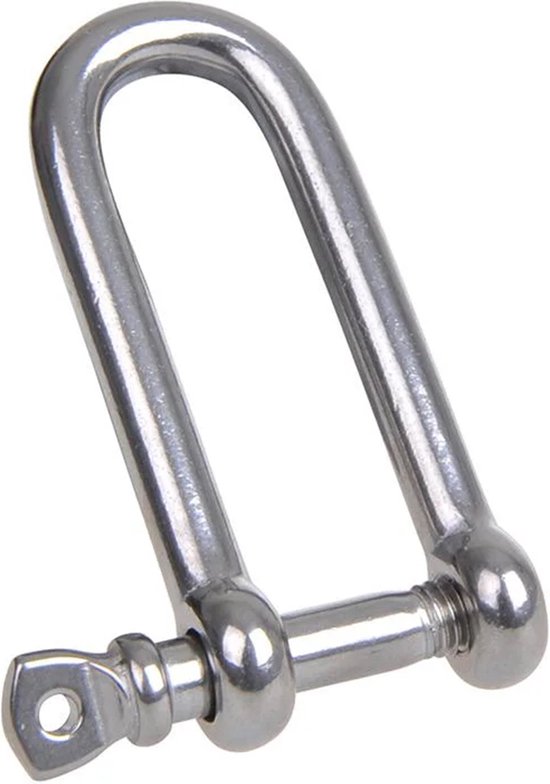 ProPlus D-Sluiting Lang 8 mm - A4 RVS Aisi 316 - 3.200 daN | bol