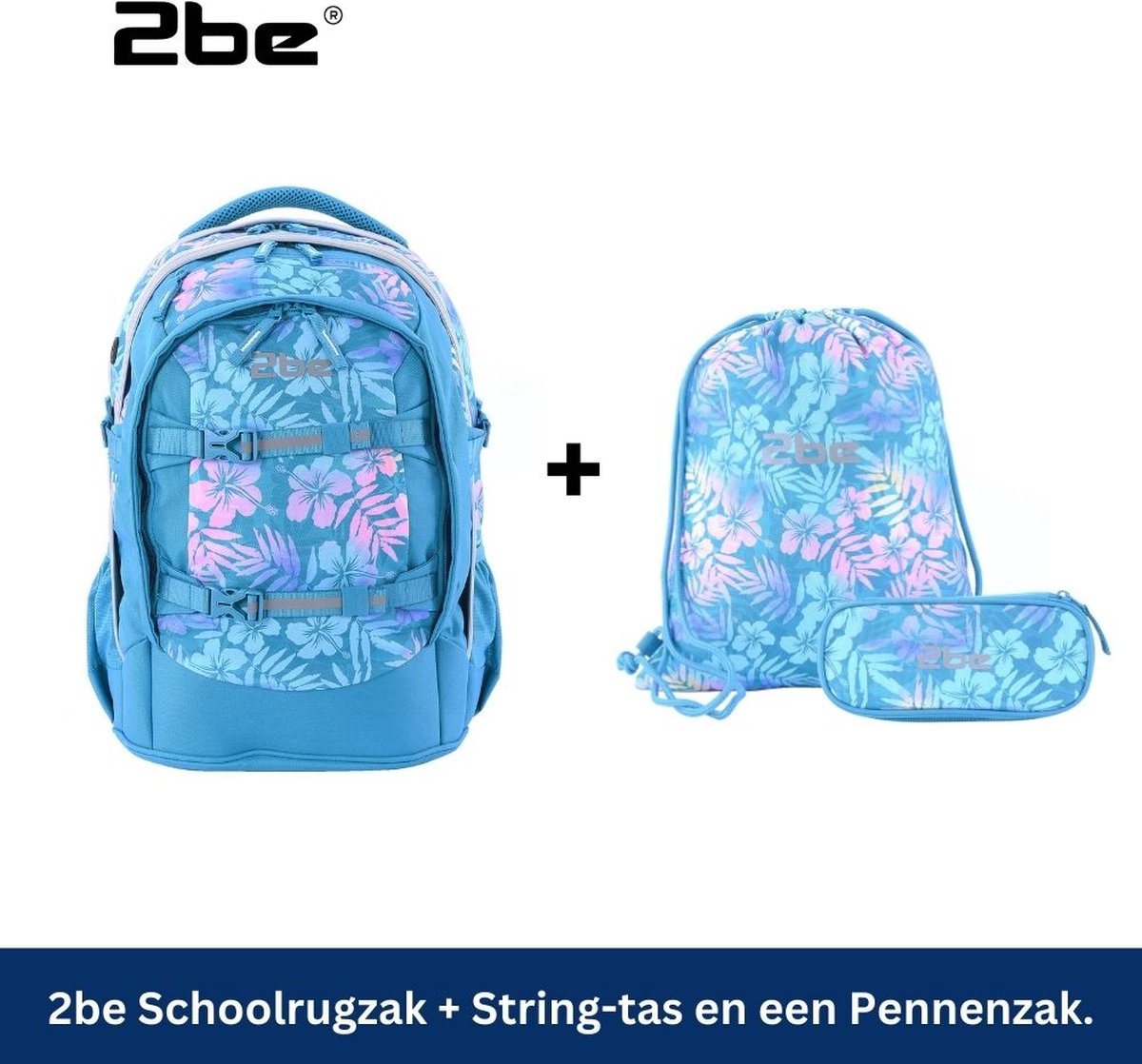 2be Rugzak / Rugtas / Schooltas - Polyester - School Backpack ...