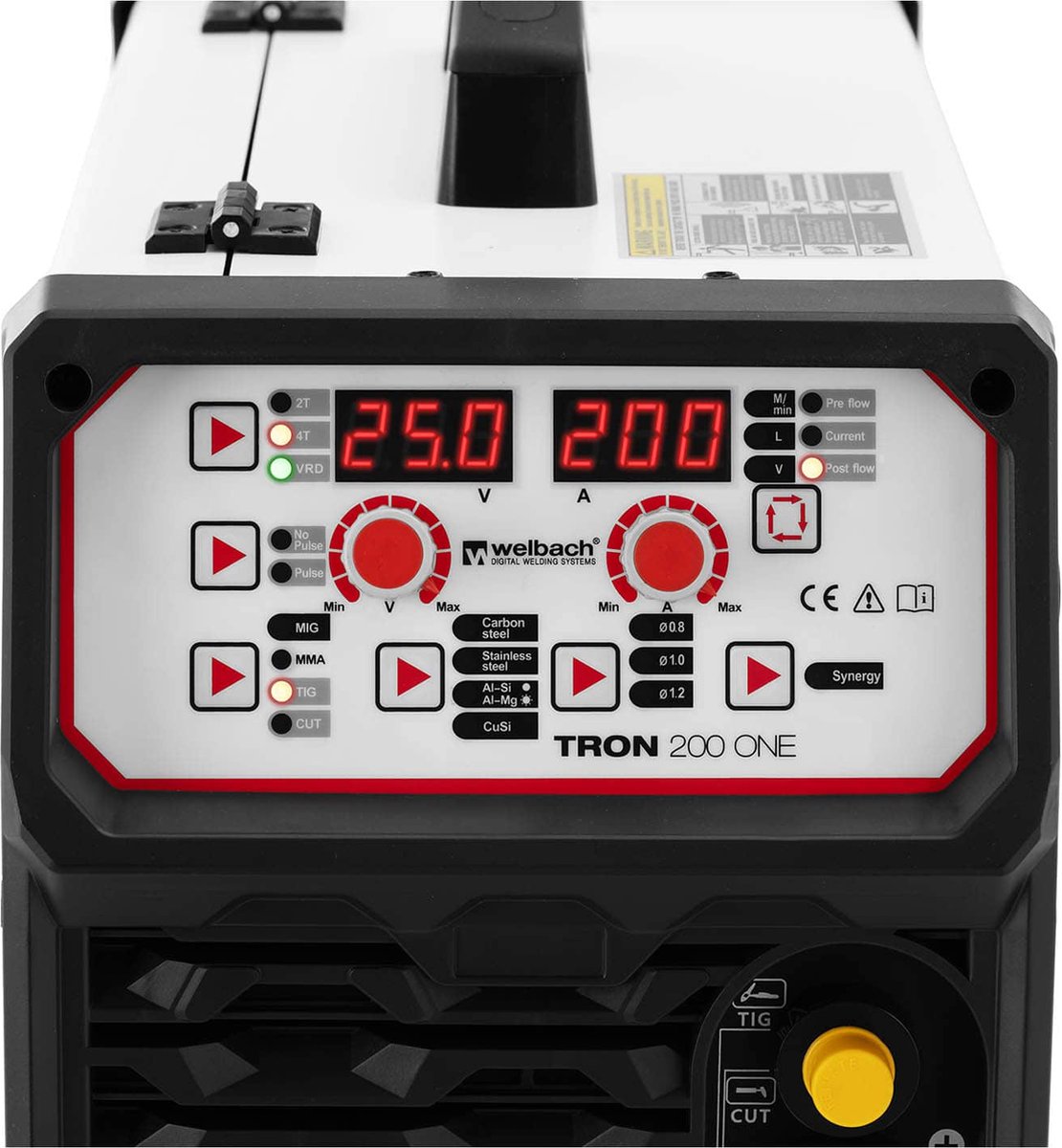 welbach Combi lasapparaat - TIG 200 A - Cut 50 A - MIG/MAG 200 A | bol.com