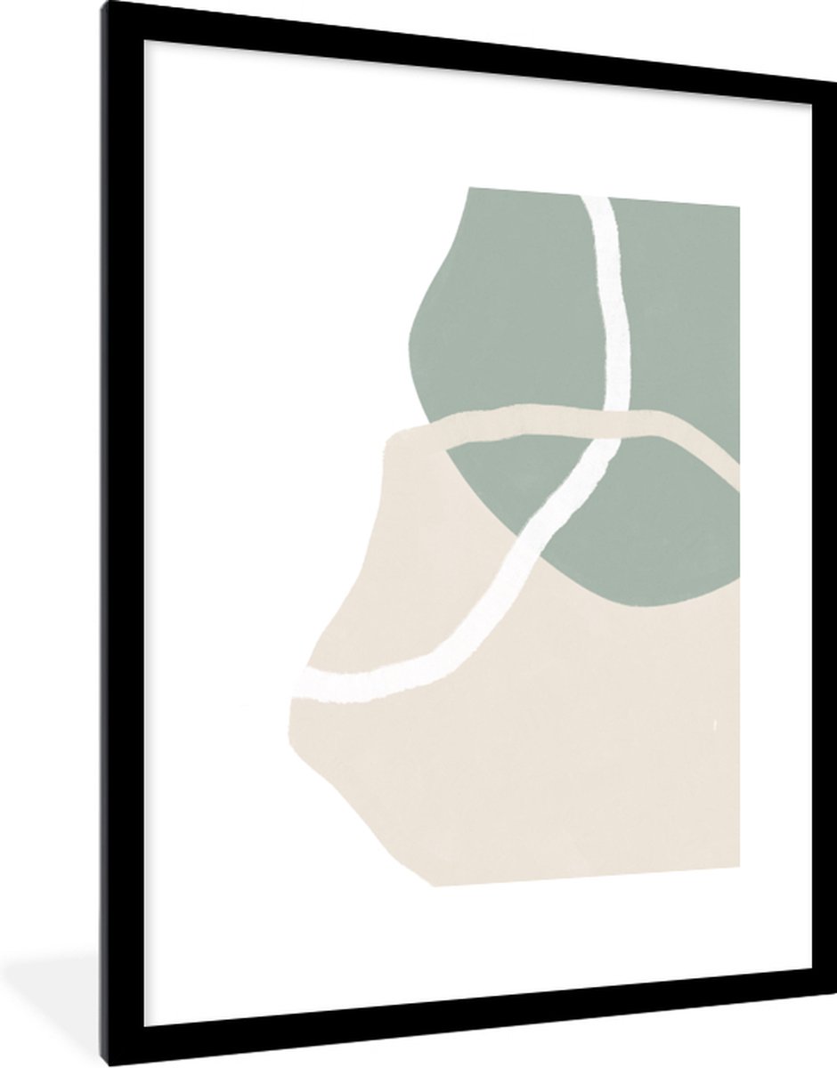 Fotolijst incl. Poster - Minimalisme - Pastel - Design - 60x80 cm ...