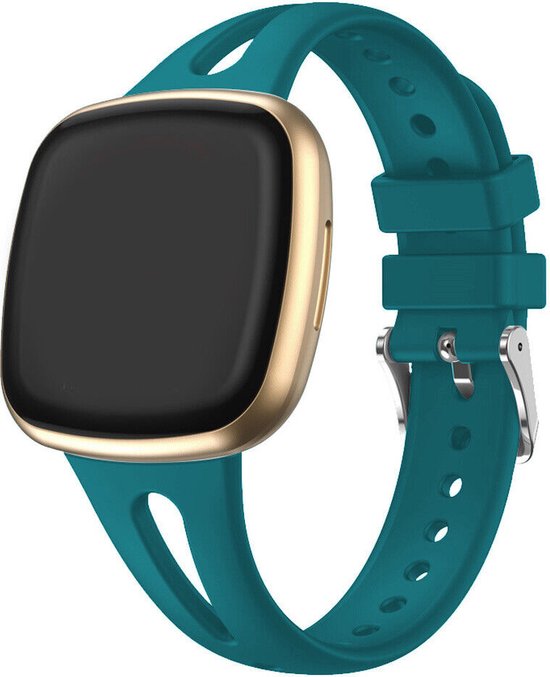 Strap-it Luxe siliconen bandje - geschikt voor Fitbit Versa 3 / Versa 4 ...