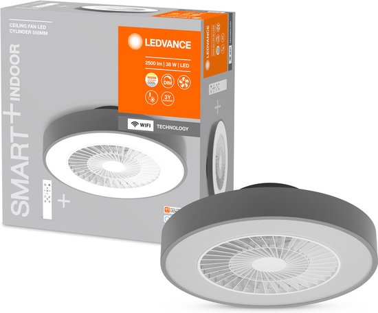 LEDVANCE 4058075572577 SMART WIFI CEILING FAN LED ceiling light EEC: E ...