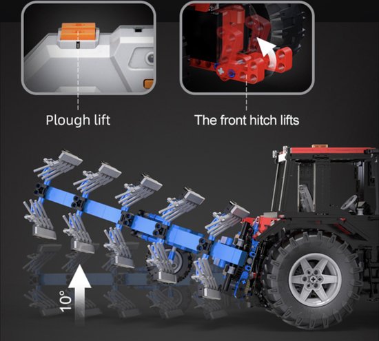 RC Op Afstand Bestuurbare Case IH International Trekker Tractor met ...