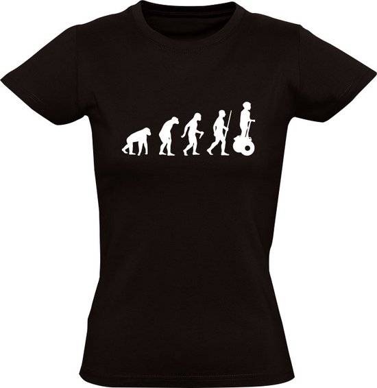 Segway evolutie Dames T-shirt | step | scooter | elektrisch | vervoer ...
