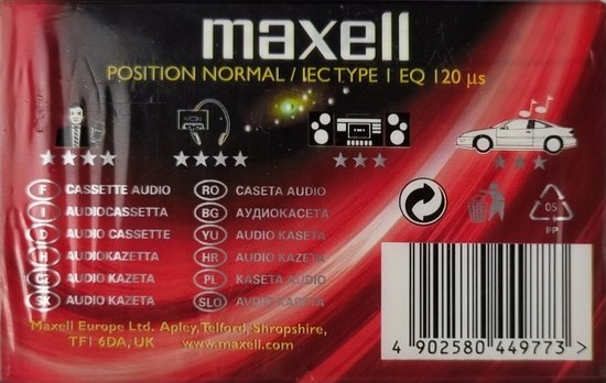 Maxell Super Power Tape 60 Cassettebandje | bol