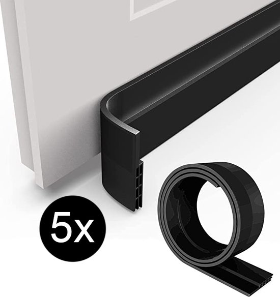 Tochtstopper – Tochtstrips voor Deuren – Dubbele Tochtband – Tochtstrip ...