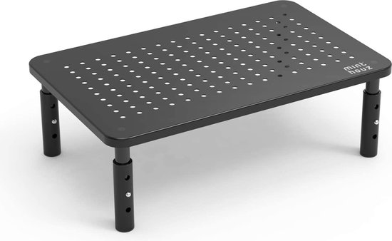 Monitorstandaard, 3 in hoogte verstelbare monitorstandaard Ergonomische ...