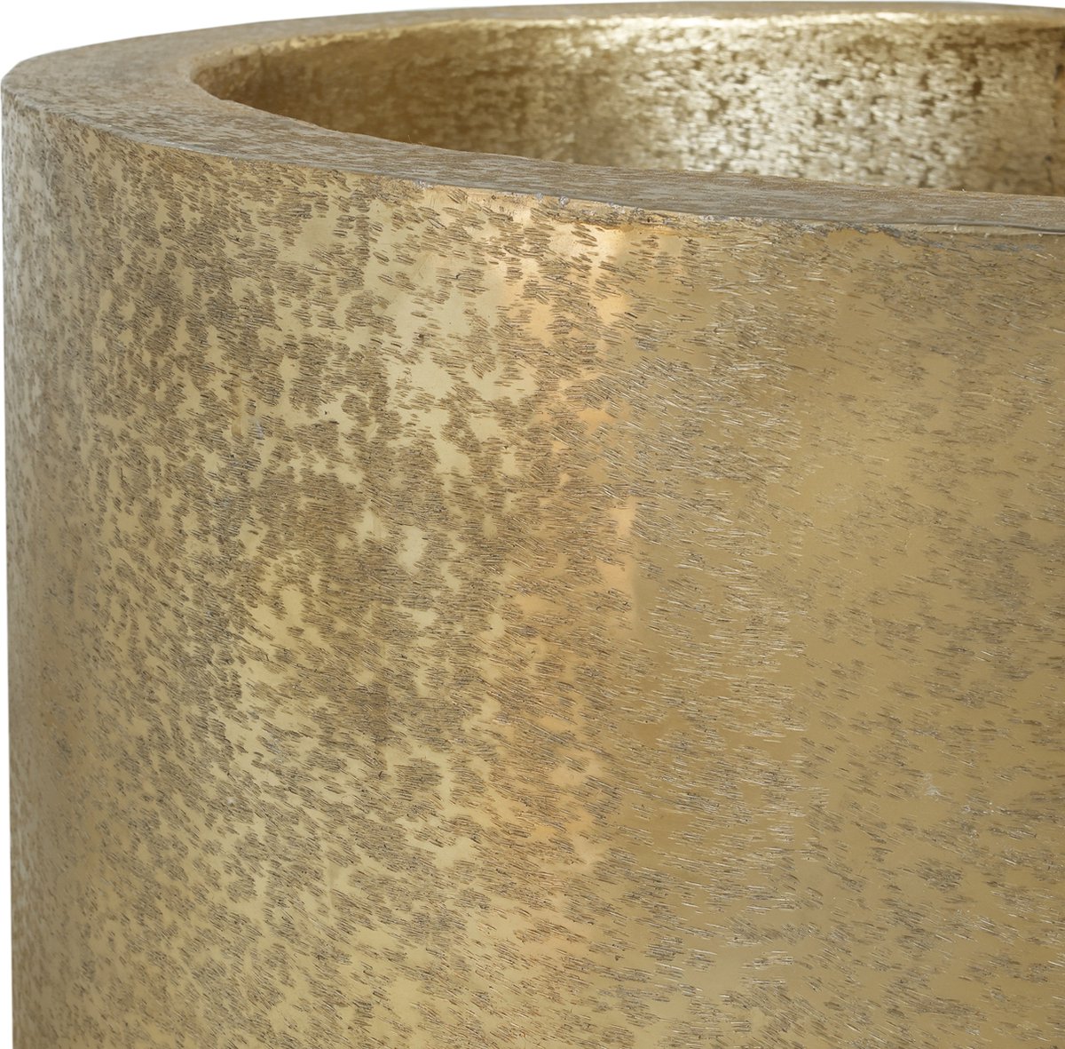 PTMD Eviee Gold brushed alu sheet pot round SV2 | bol.com