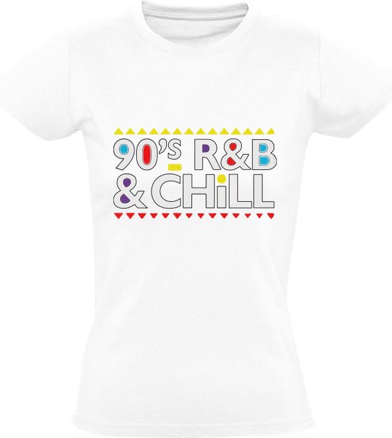 90's R&B & Chill Dames T-shirt | muziek | RNB | Jaren 90 | muziek ...