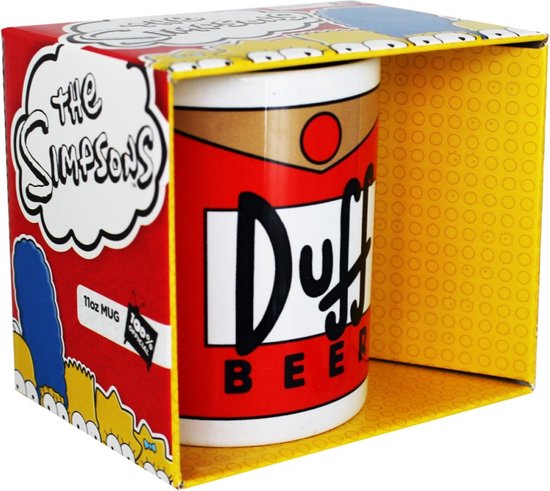 The Simpsons - Duff Beer Coffee Mug 315ml | bol